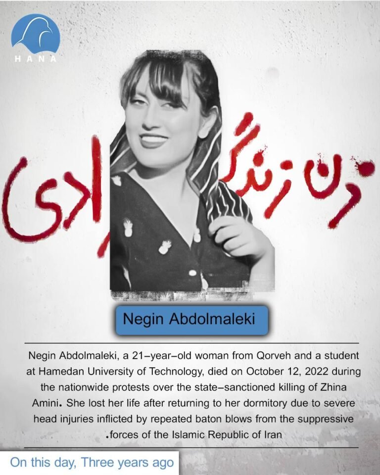 Negin Abdolmaleki | Hana Human Rights Organization